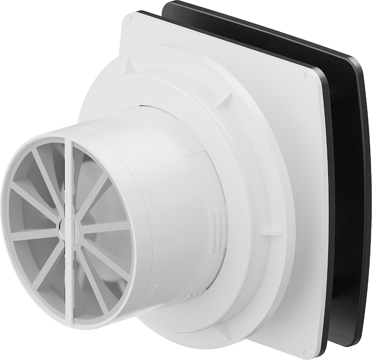 Mexen AXS 100 wentylator łazienkowy z czujnikiem wilgotności, czarny ...