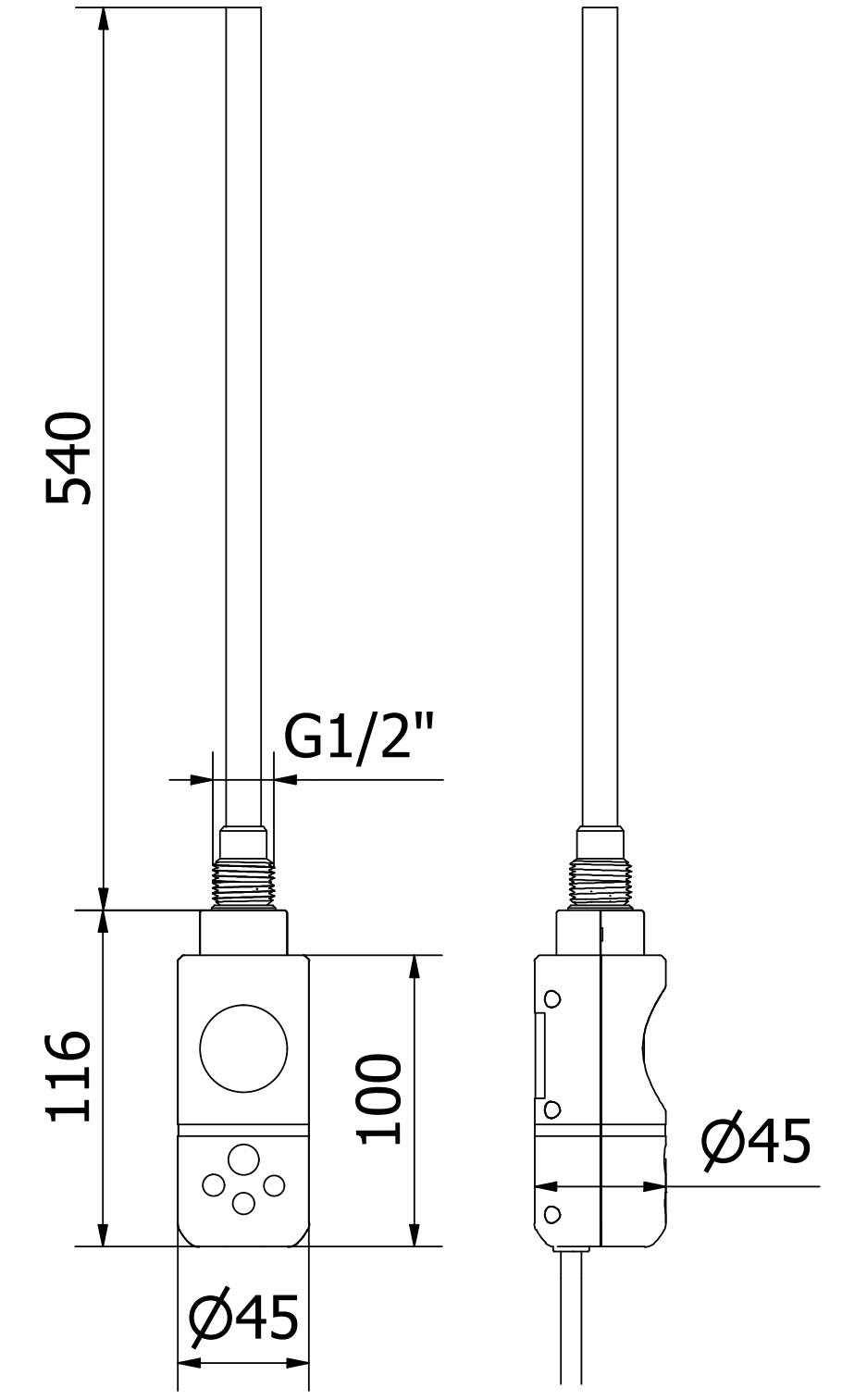 Mexen Neptun grzejnik elektryczny 1600 x 500 mm, 600 W, chrom - W101 ...