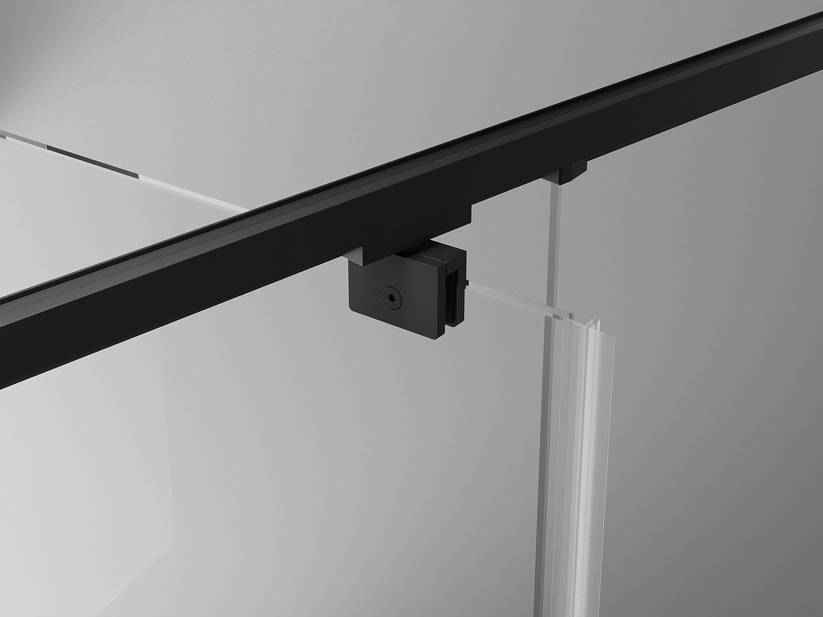 Mexen Exo kabina prysznicowa uchylna 120 x 80 cm, transparent, czarna - 819-120-080-70-00