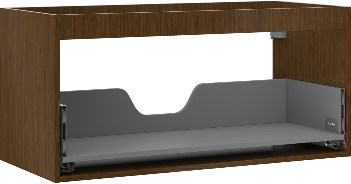 Mexen Box-A korpus szafki podumywalkowej 100 cm, 1 szuflada, orzech ...