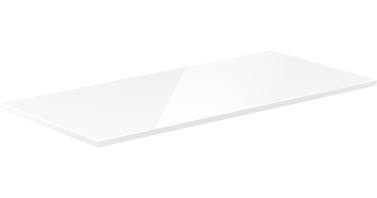 Mexen Uni blat naszafkowy 80 cm, biały połysk - 91AXX-0804-464-18-00