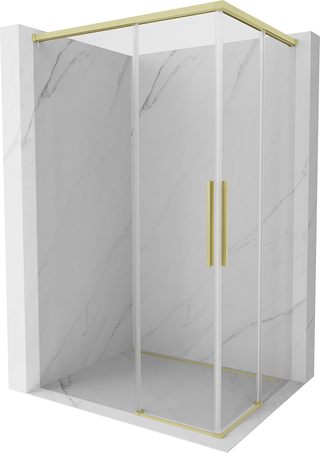 Mexen Rox Duo kabina prysznicowa rozsuwana 110 x 85 cm, transparent ...