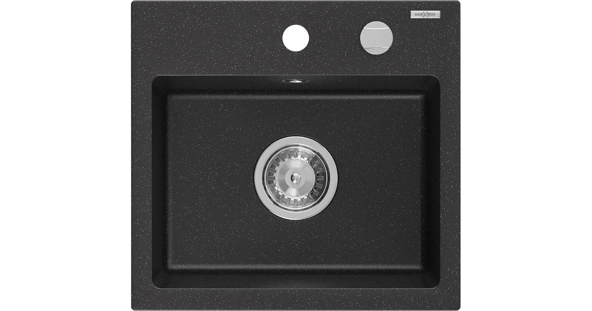 Mexen Milo zlewozmywak granitowy 1-komorowy z baterią kuchenną Telma ...