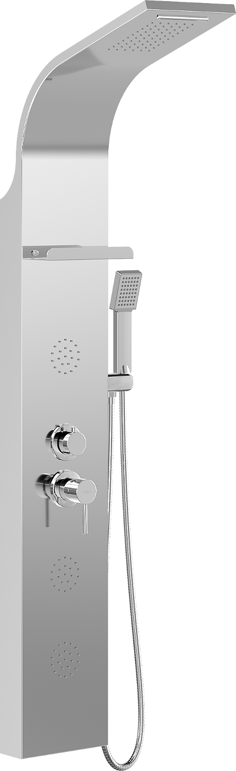 Mexen Borg panel prysznicowy, chrom - 7615-03-00